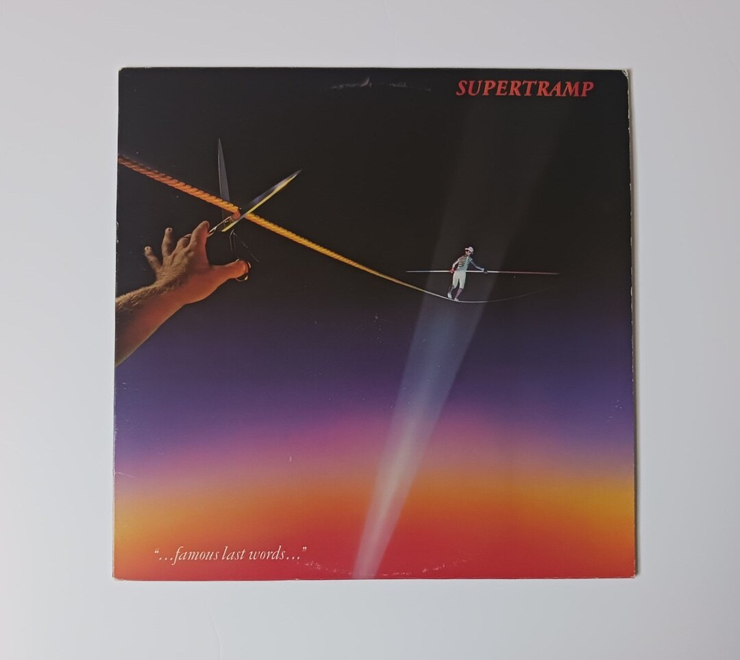 Supertramp Vinyl Record Album - Famous Last Words, 1982 First Original ...