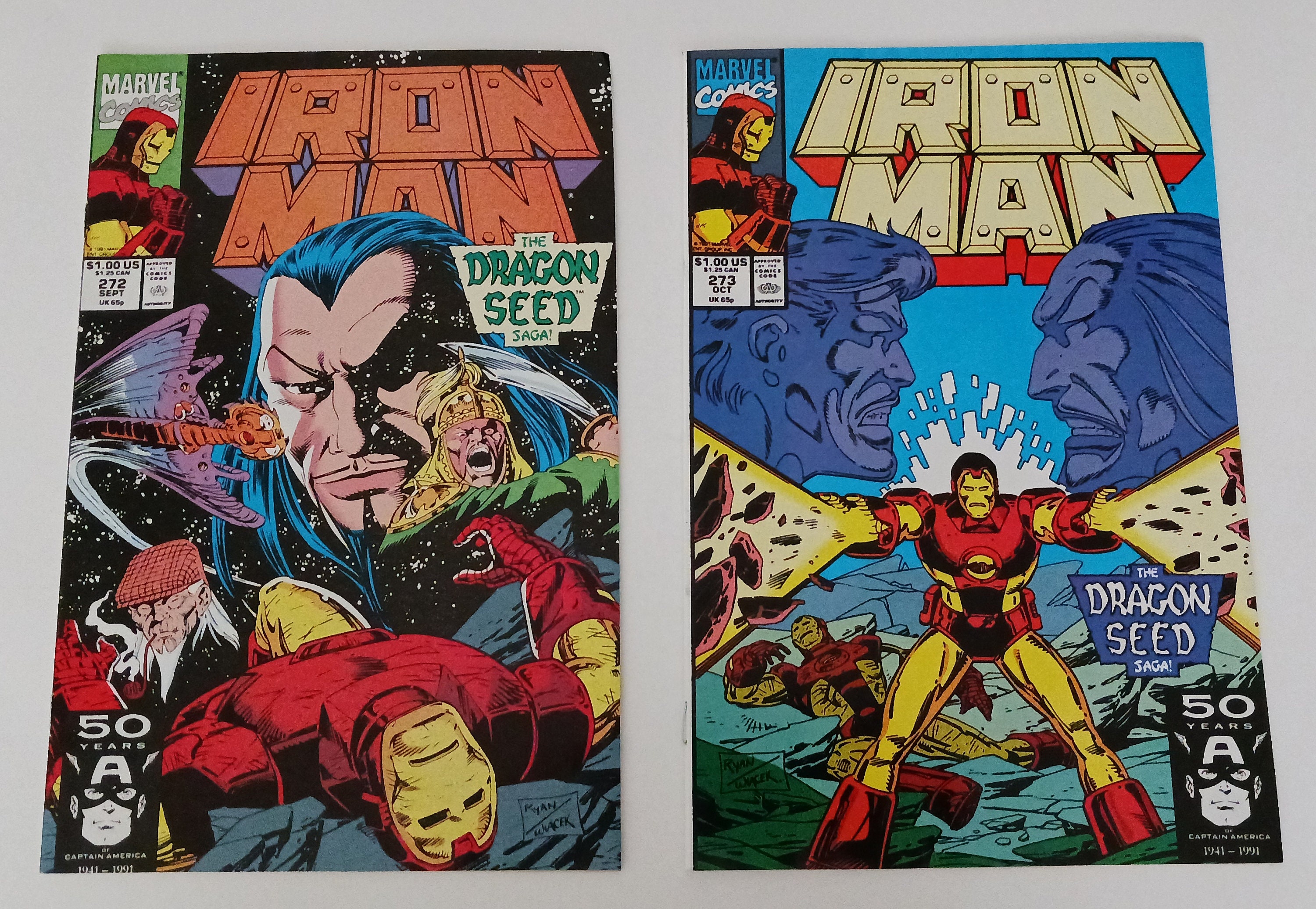 Iron Man Comics No 272, 273, 275 and Annual Part 4 Subterranean Wars ...