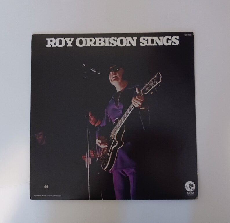 Roy Orbison Sings Vinyl Record, Roy Orbison Album, Vintage Record, 1972 ...