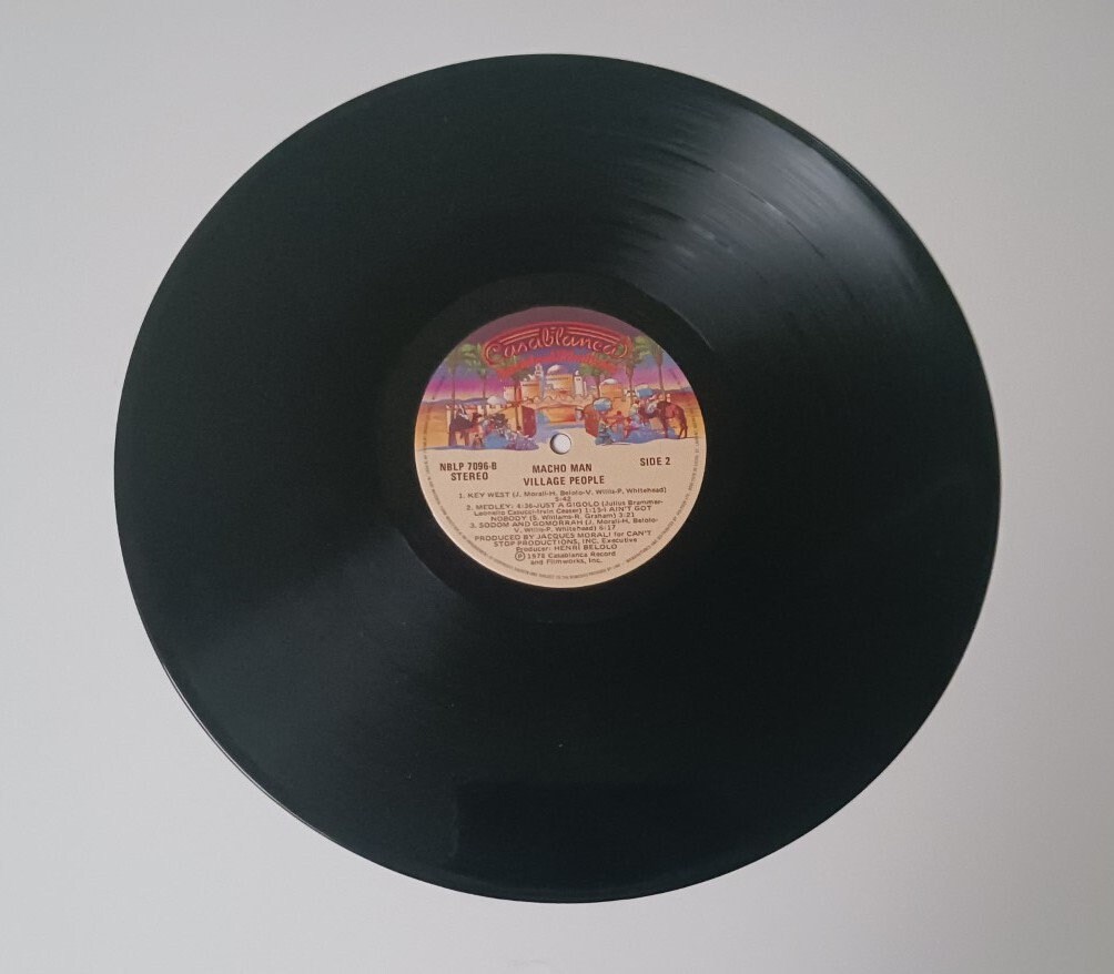 Village People Macho Man Vinyl Record, 1978 First Pressing Casablanca ...
