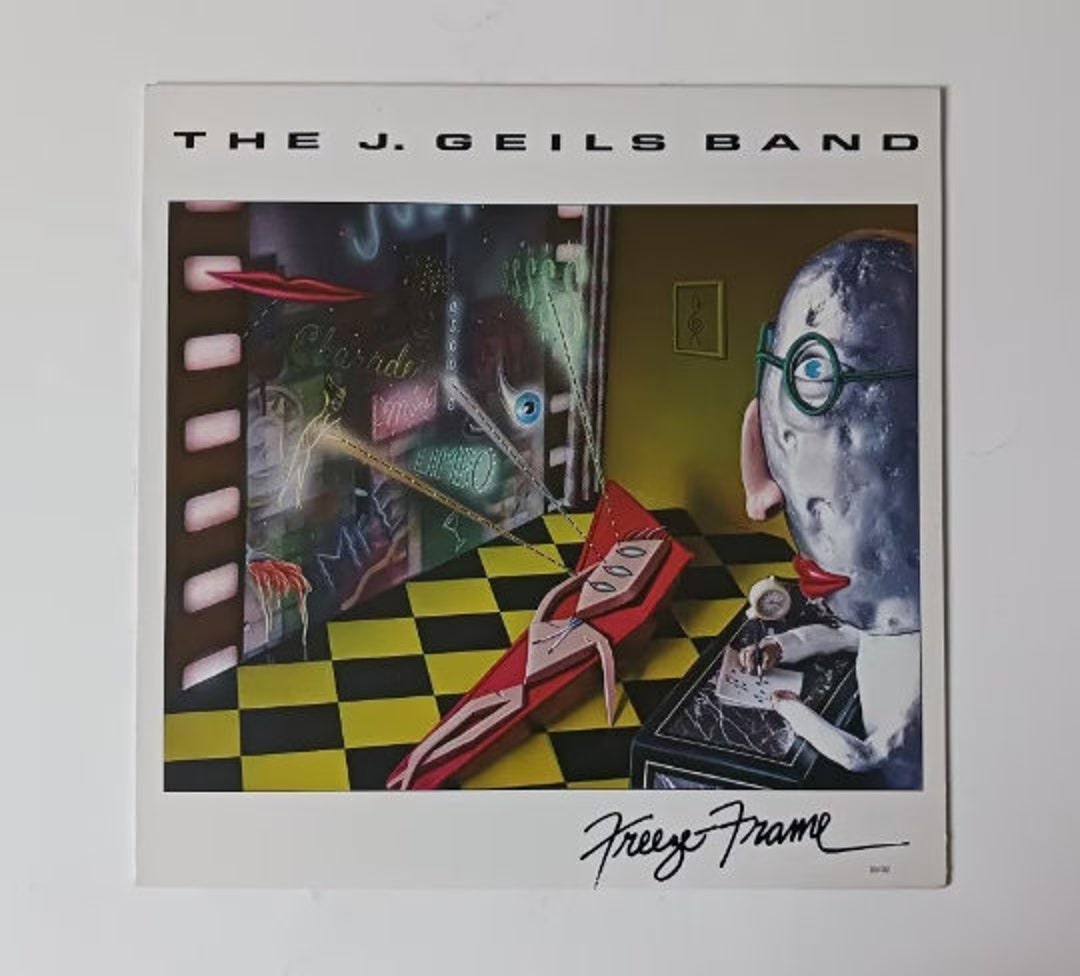 The J. Geils Band Vinyl Record - Freeze Frame, 1981 First Original ...