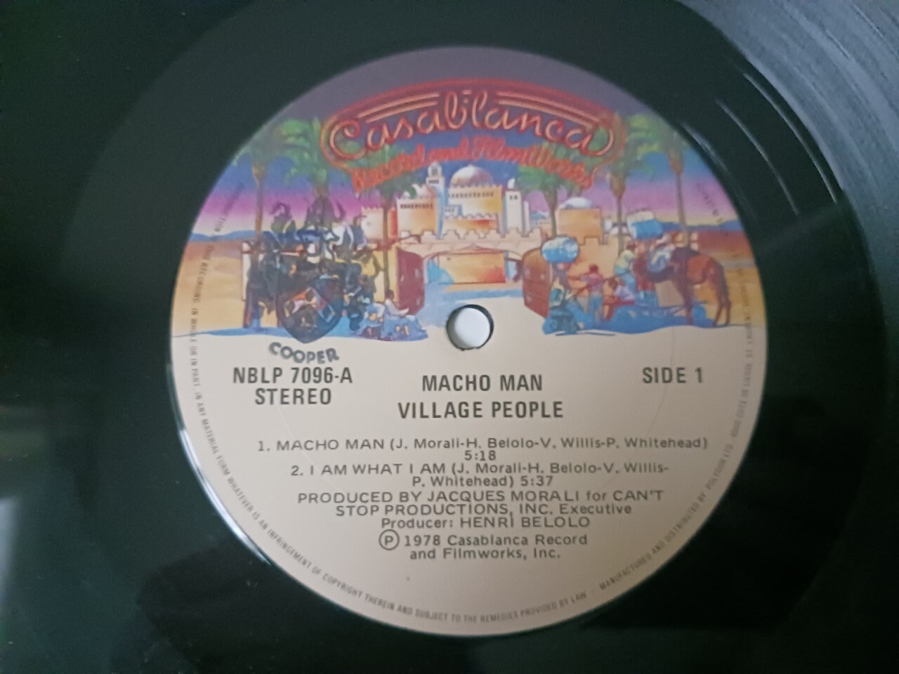 Village People Macho Man Vinyl Record, 1978 First Pressing Casablanca ...