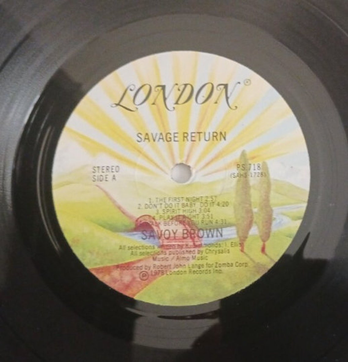 Savoy Brown Savage Return Vinyl Record, 1978 Original Record, 1978 ...