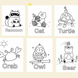 Kids Animal Coloring Pages for Kids Printable Fun for Learning ...