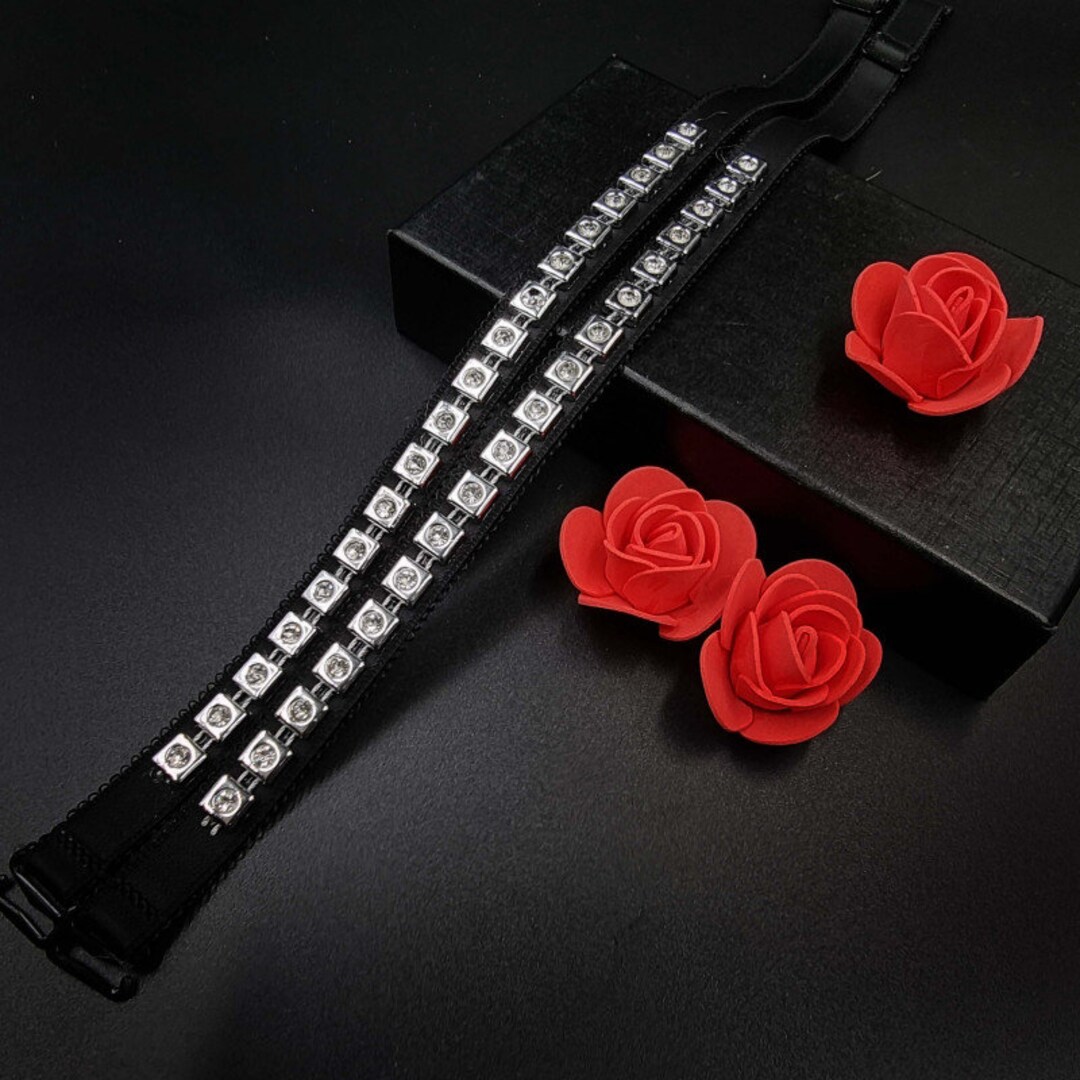 Decorative Bra Straps Jewelry Hand Made BS002392 - Etsy