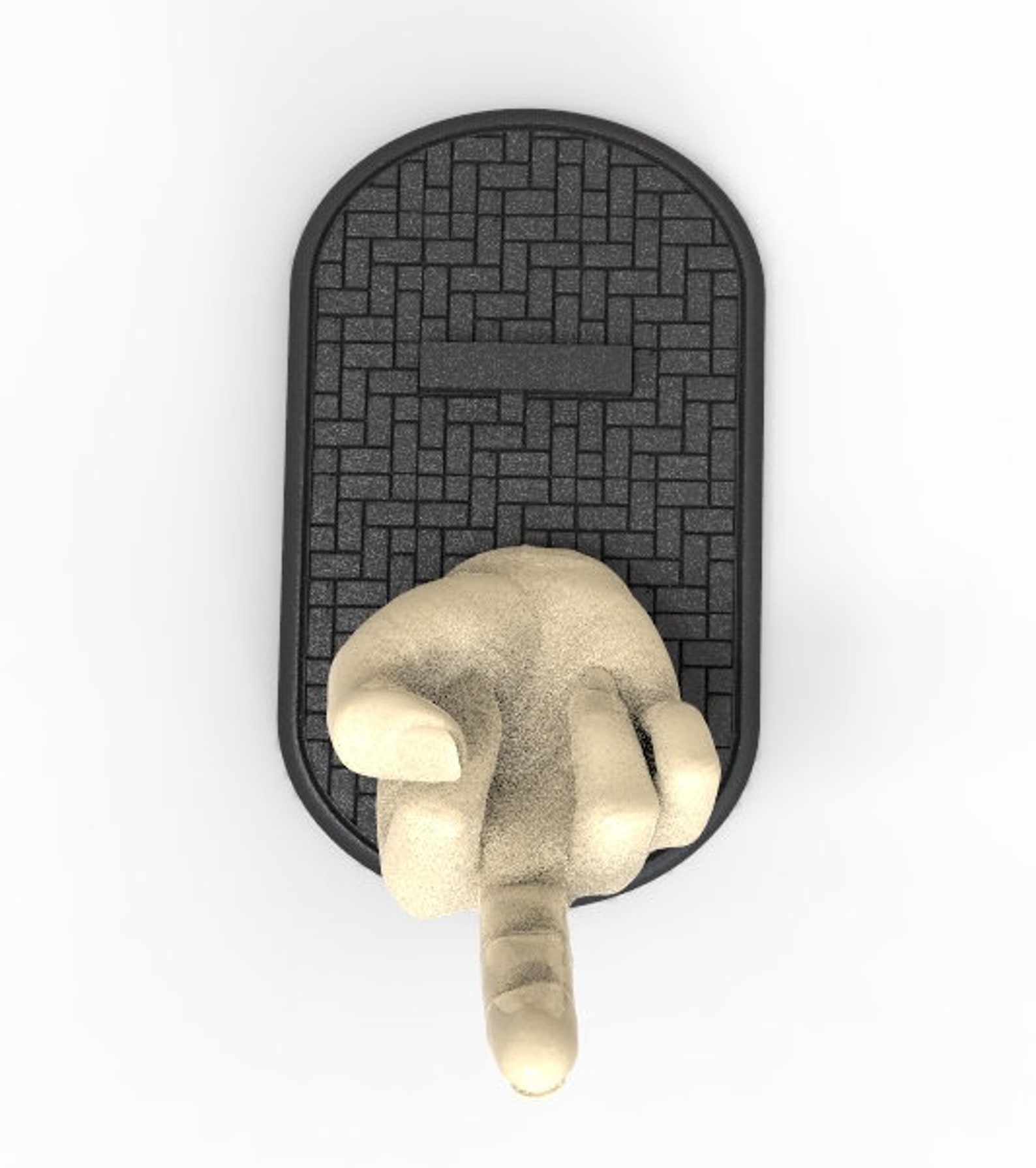 Middle Finger Gesture Phone Holder Wall Themed Base- Digital File- Stl ...