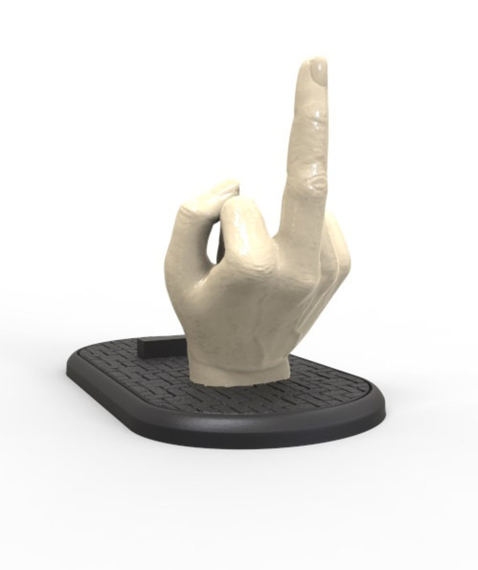 Middle Finger Gesture Phone Holder Wall Themed Base- Digital File- Stl ...