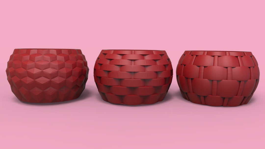 Small Flower Pot Stl File - Etsy