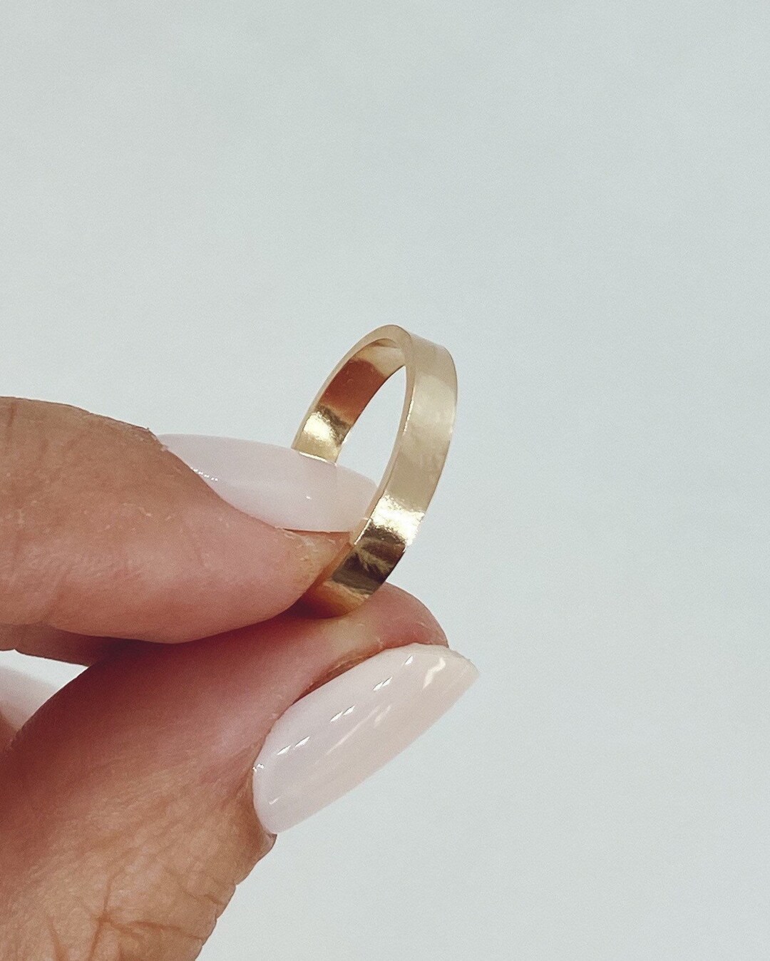 Thick Rectangle Flat Band,rectangle Thick Ring, Rectangle Thick Band ...