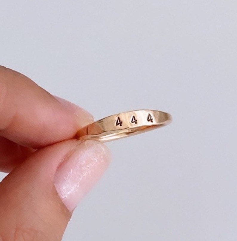 Angel Number Ring Synchronicity Numerology Guidance - Etsy