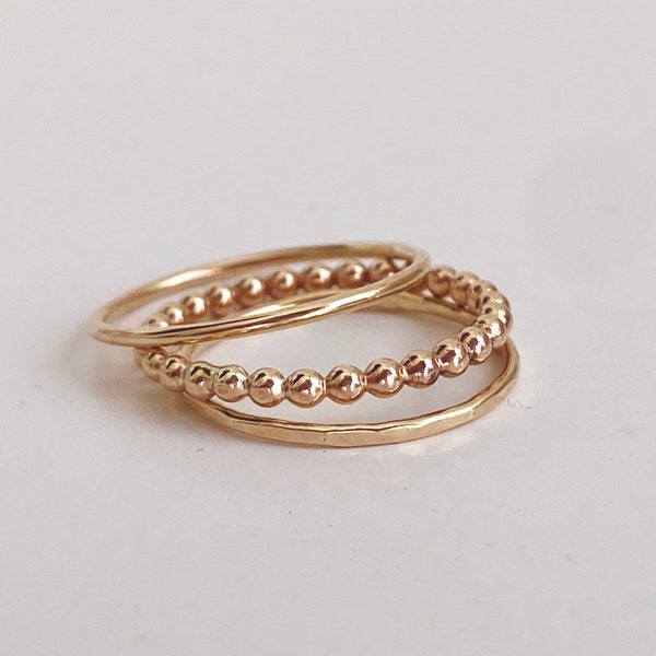 Stacking Ring Set - Etsy