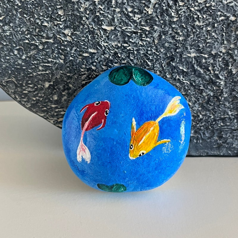 Fish Painted Rocks - Etsy
