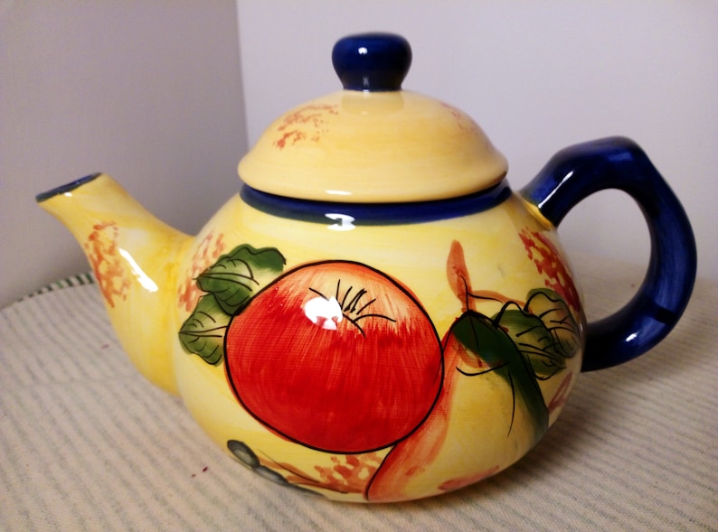 Vintage- SIAKI Dolomite-tea SET- 7 Items- Teapot + Cups and Saucers ...