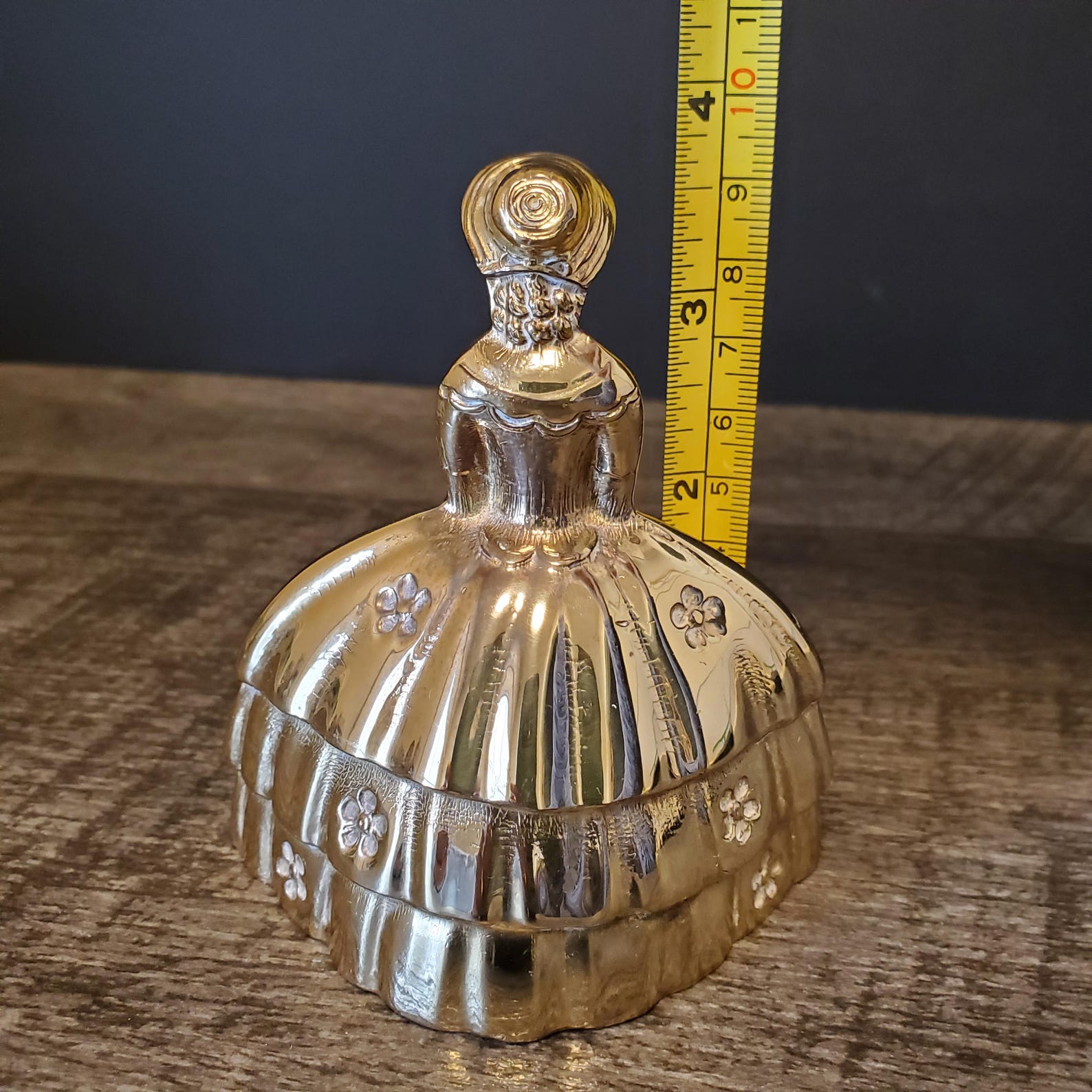 Brass Victorian Lady Bell, Southern Bell, Vintage - Etsy