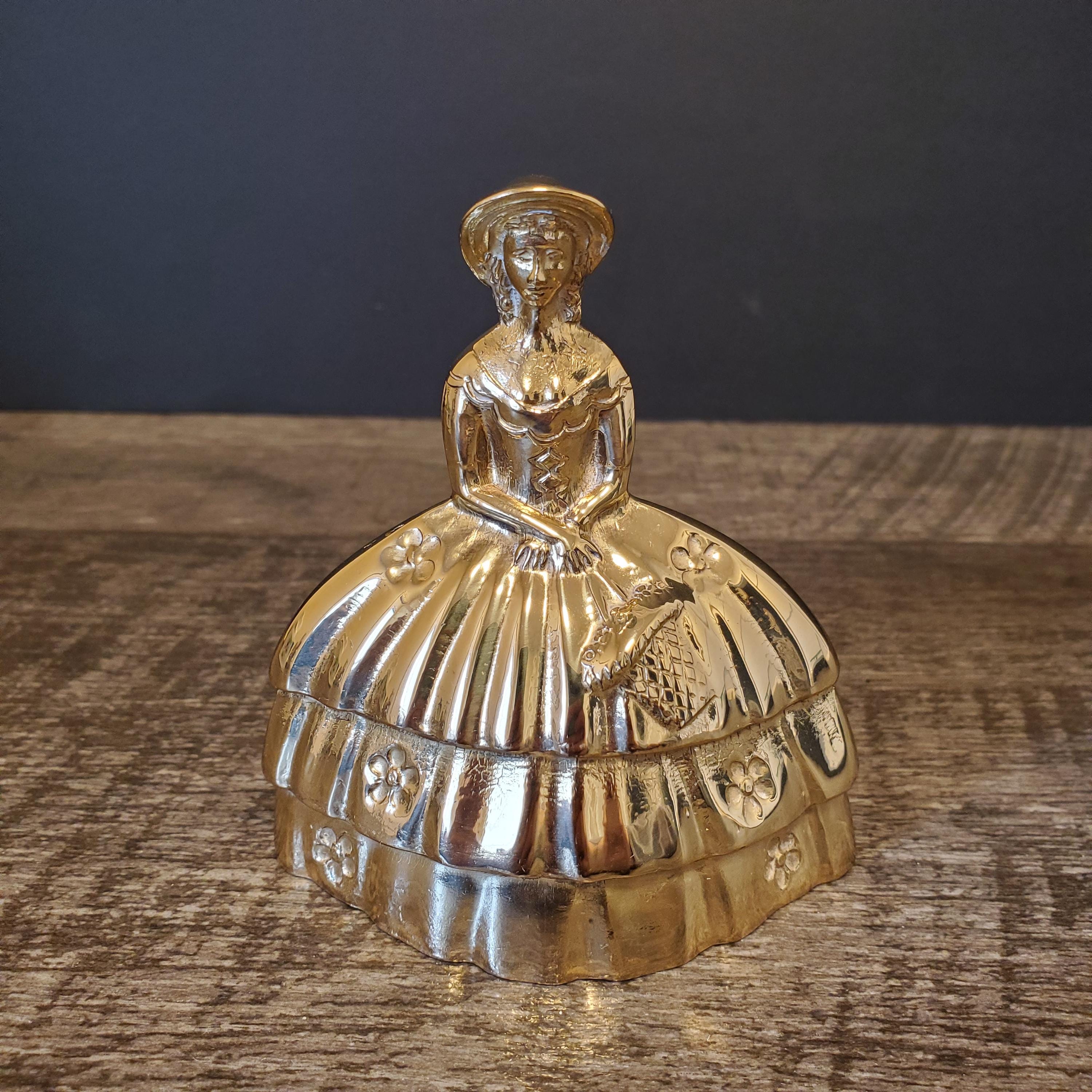 Brass Victorian Lady Bell, Southern Bell, Vintage - Etsy