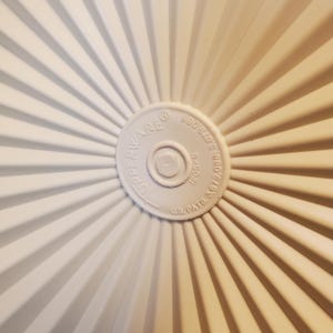 Starburst Vintage Tupperware Round Storage Pale Yellow EUC 1204 - Etsy