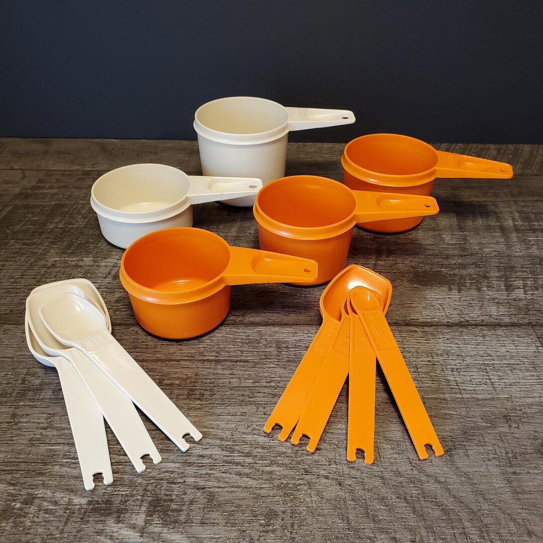Replacement Vintage Tupperware Measuring Cups and Spoon Sets. - Etsy