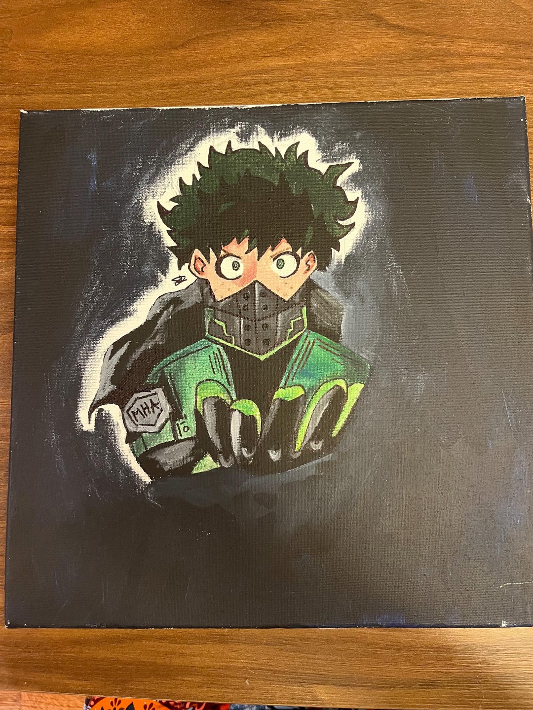 My Hero Academia Original Painting Izuku Midoriya, Also Known as Deku ...
