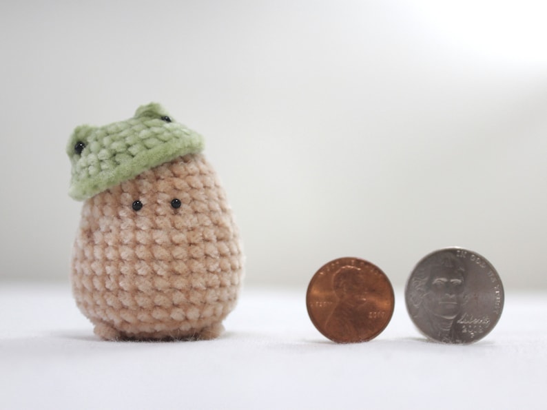 Potato Crochet Pattern Plushies Amigurumi Keychain PDF Pattern - Etsy