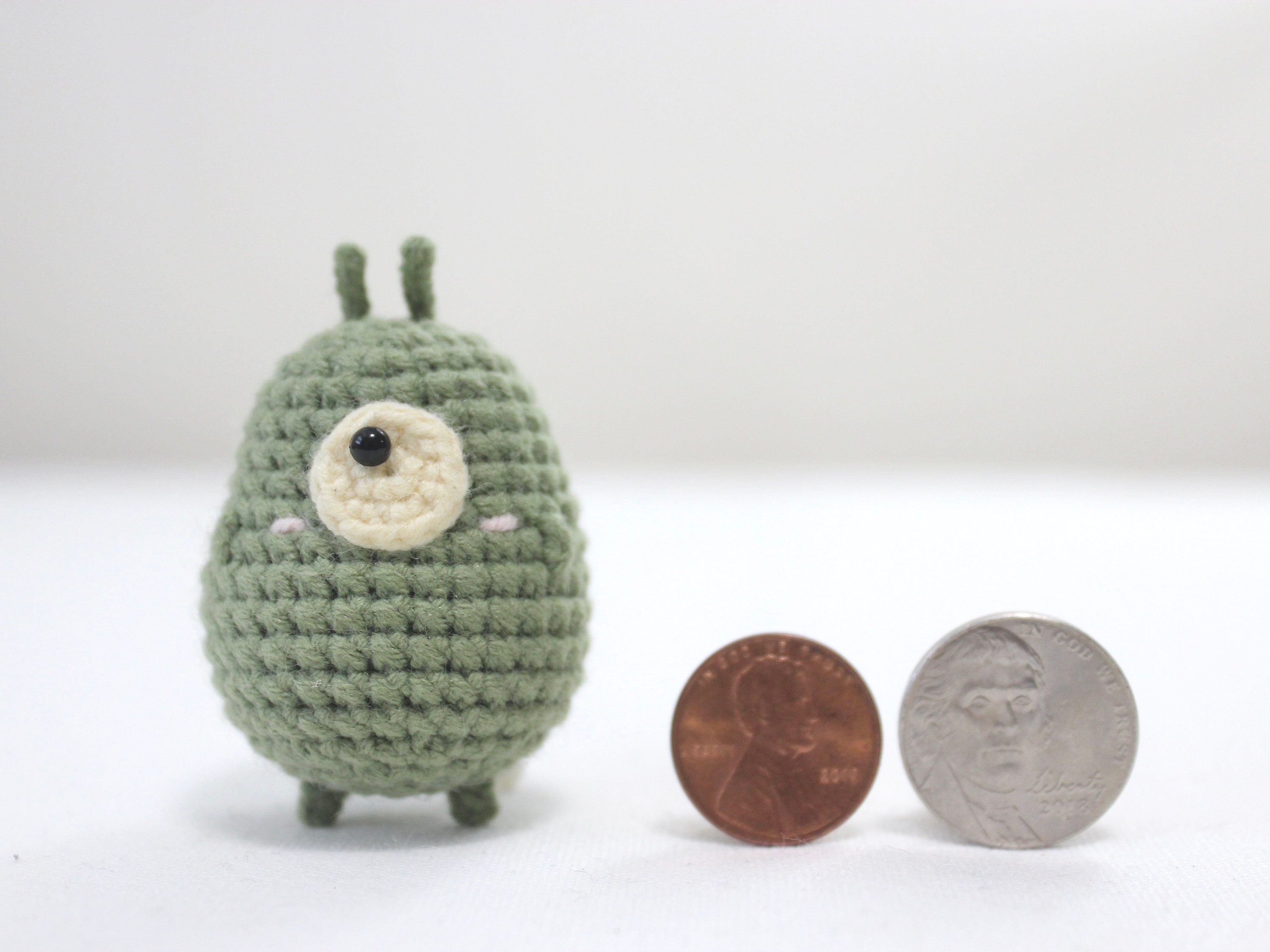 Plankton Crochet Pattern Plushies Amigurumi Keychain PDF - Etsy