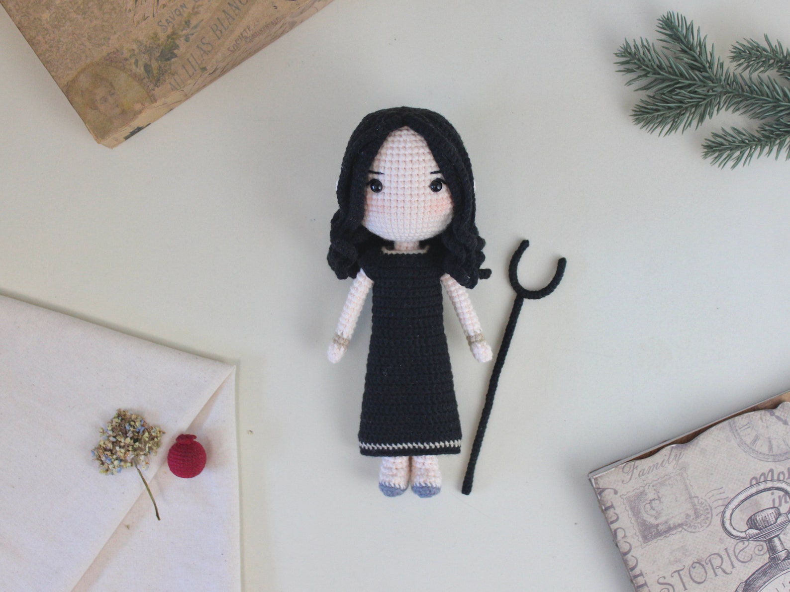 Crochet Doll Amigurumi Pattern Hades Greek Mythology God of - Etsy