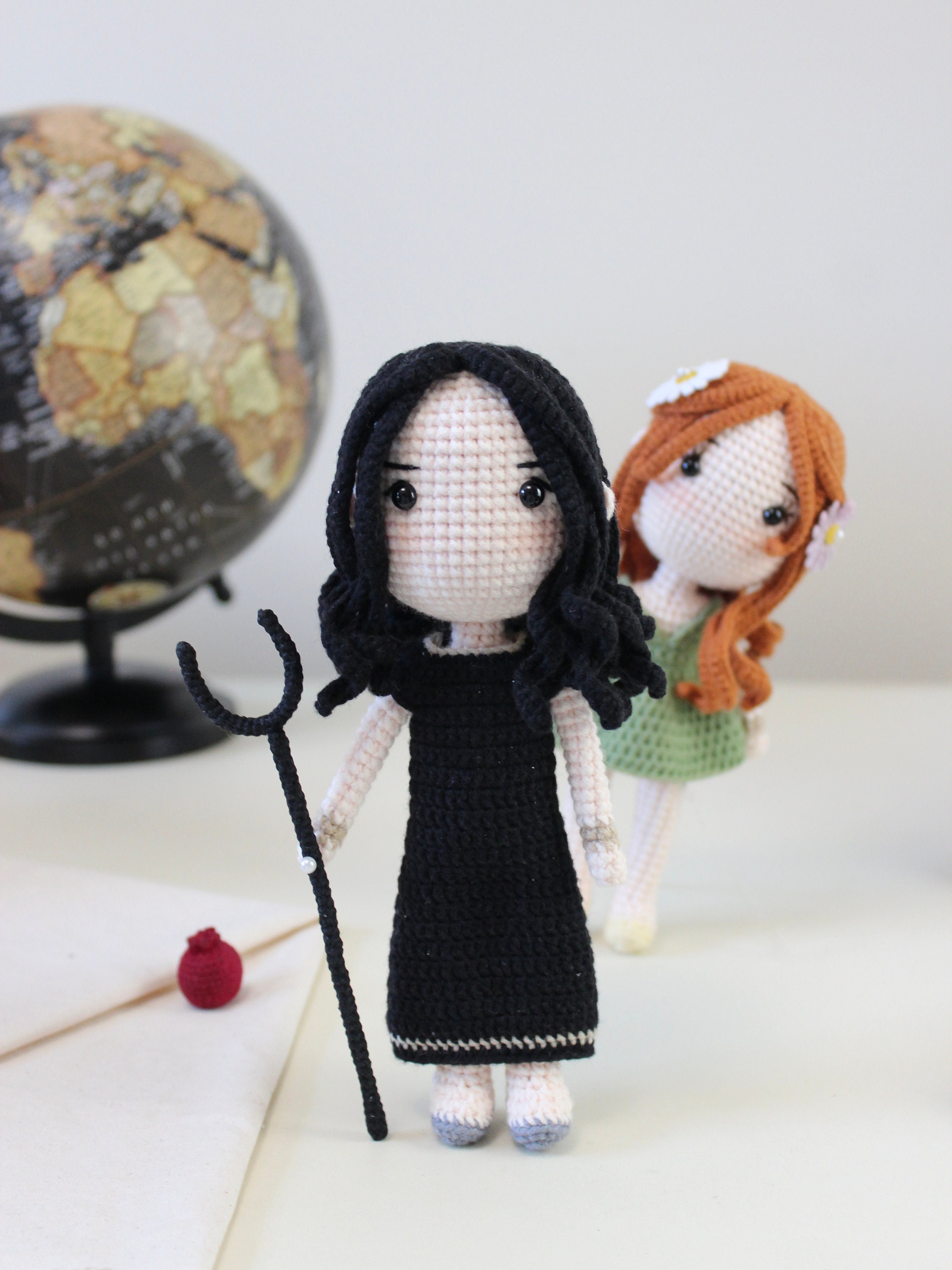 Crochet Doll Amigurumi Pattern Hades Greek Mythology God of - Etsy