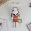 Crochet Doll Amigurumi Pattern Hades Greek Mythology God of the ...