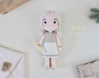 Crochet Doll Amigurumi Pattern Hades Greek Mythology God of - Etsy