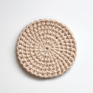 Modern Coaster Crochet Pattern Round - Etsy