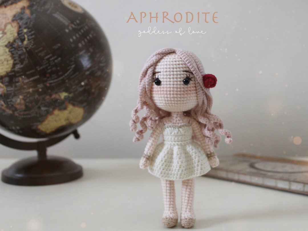 Amigurumi Crochet Doll Pattern Aphrodite Greek Mythology Goddess of ...