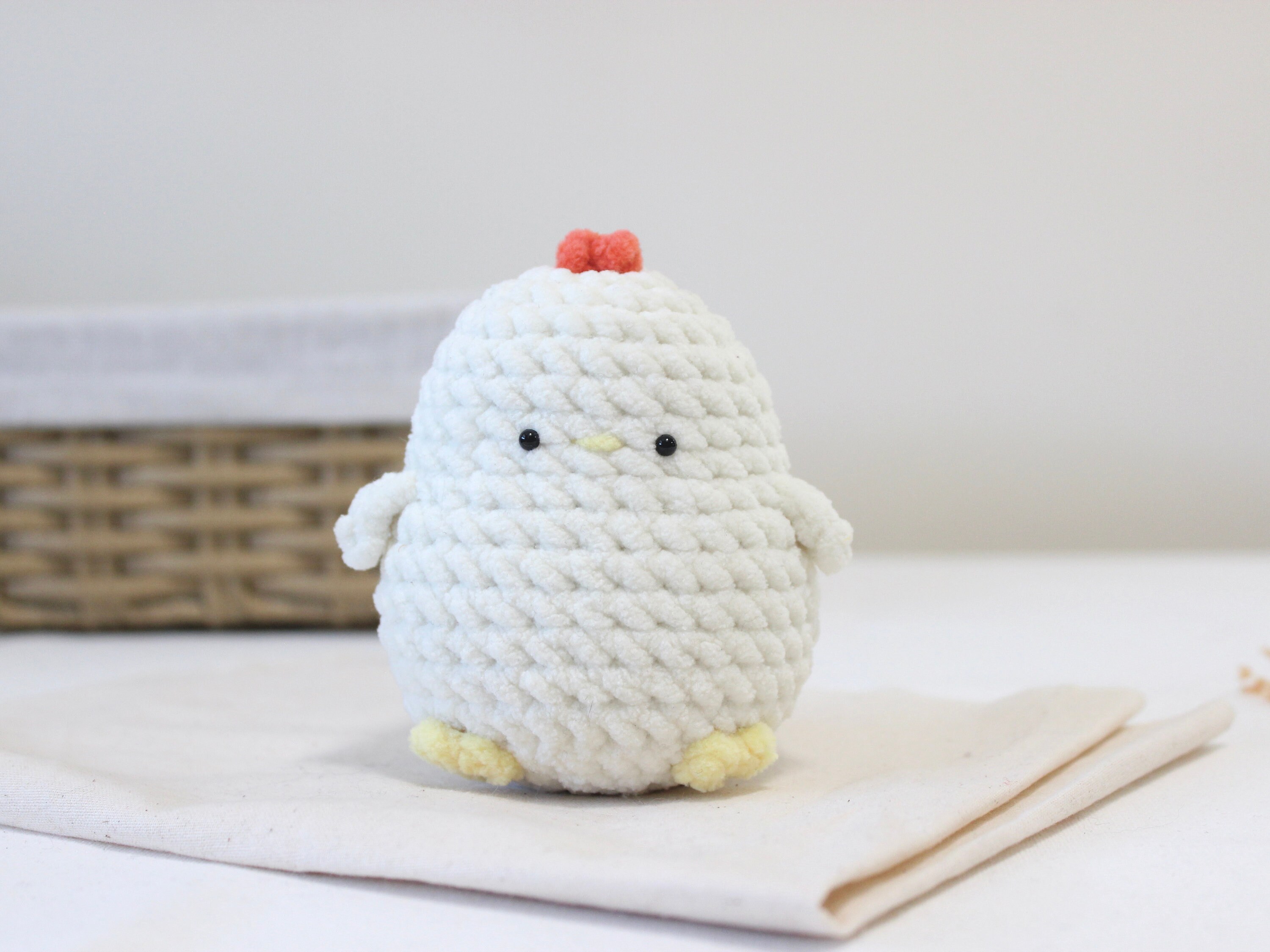 Chicken Crochet Pattern Plushies Amigurumi Keychain PDF Pattern - Etsy