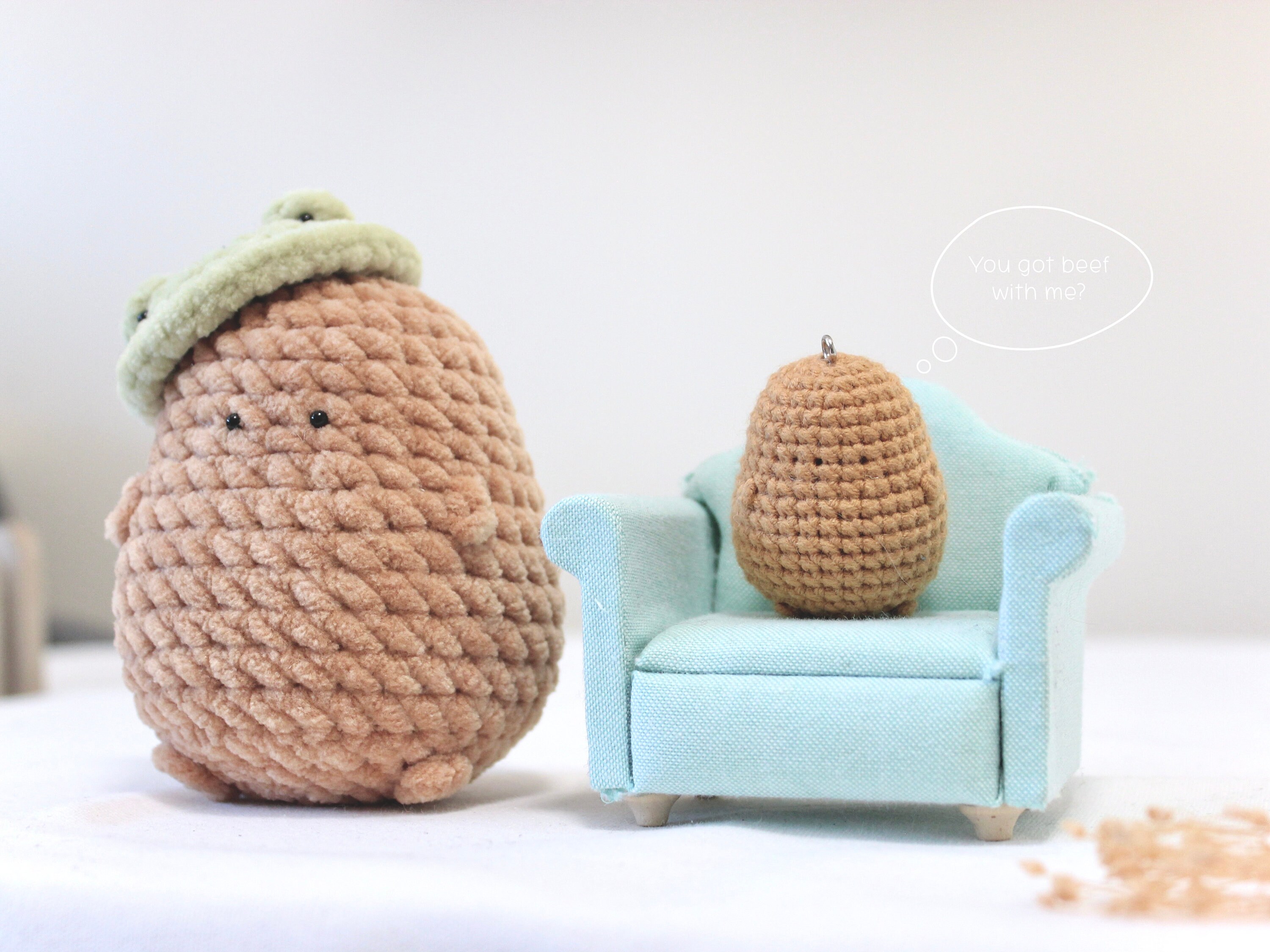 Potatoes Crochet Pattern Plushies Amigurumi Astronaut Baby Potato ...