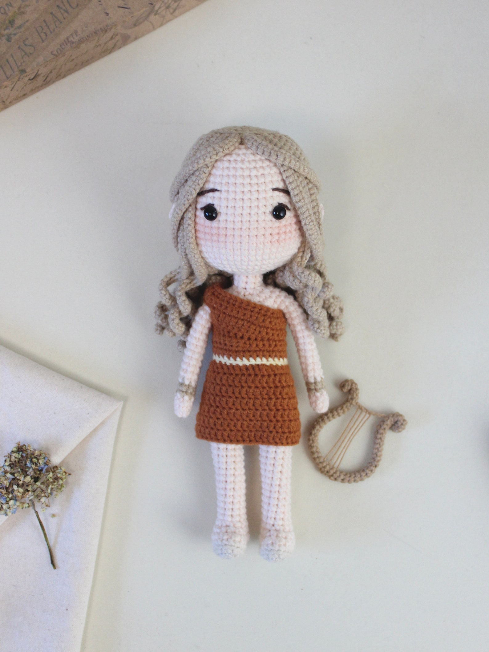 Crochet Doll Amigurumi Pattern Apollo Greek Mythology God of - Etsy
