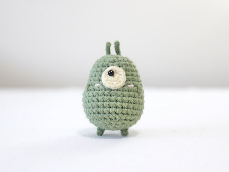 Plankton Crochet Pattern Plushies Amigurumi Keychain PDF - Etsy