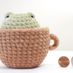 Frog Crochet Pattern “matcha" Plushies Amigurumi Keychainpdf Pattern - Etsy