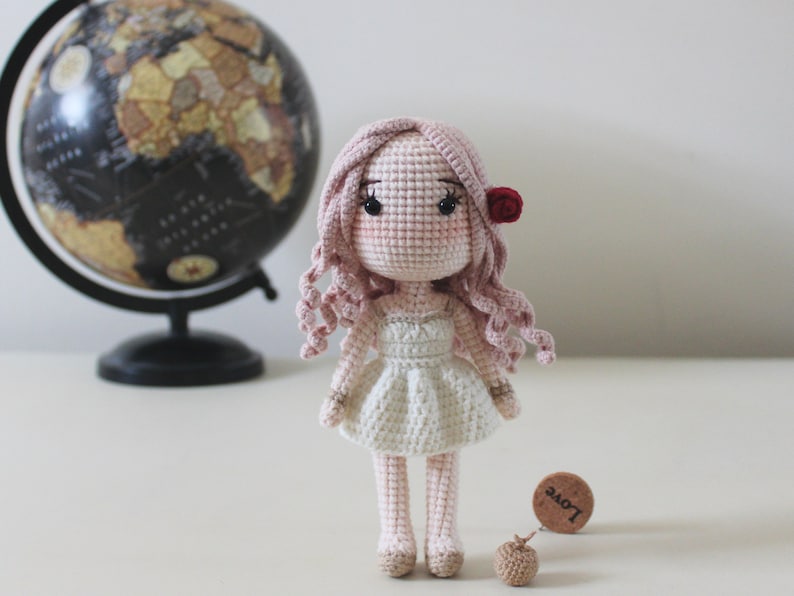 Amigurumi Crochet Doll Pattern Aphrodite Greek Mythology Goddess of ...