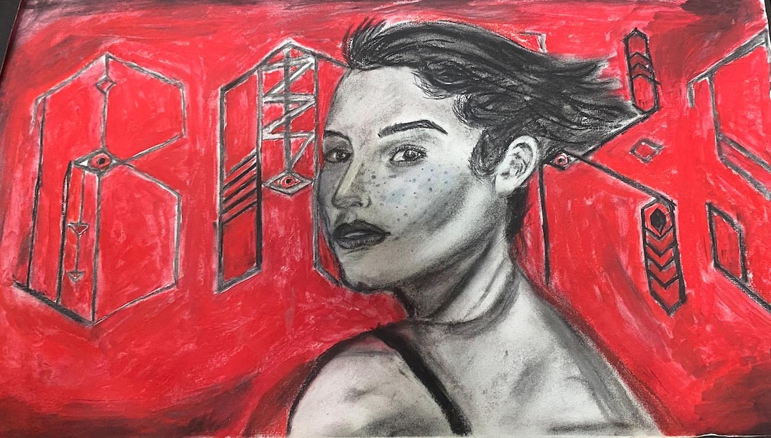 Charcoal Drawing of Singer Banks. - Etsy