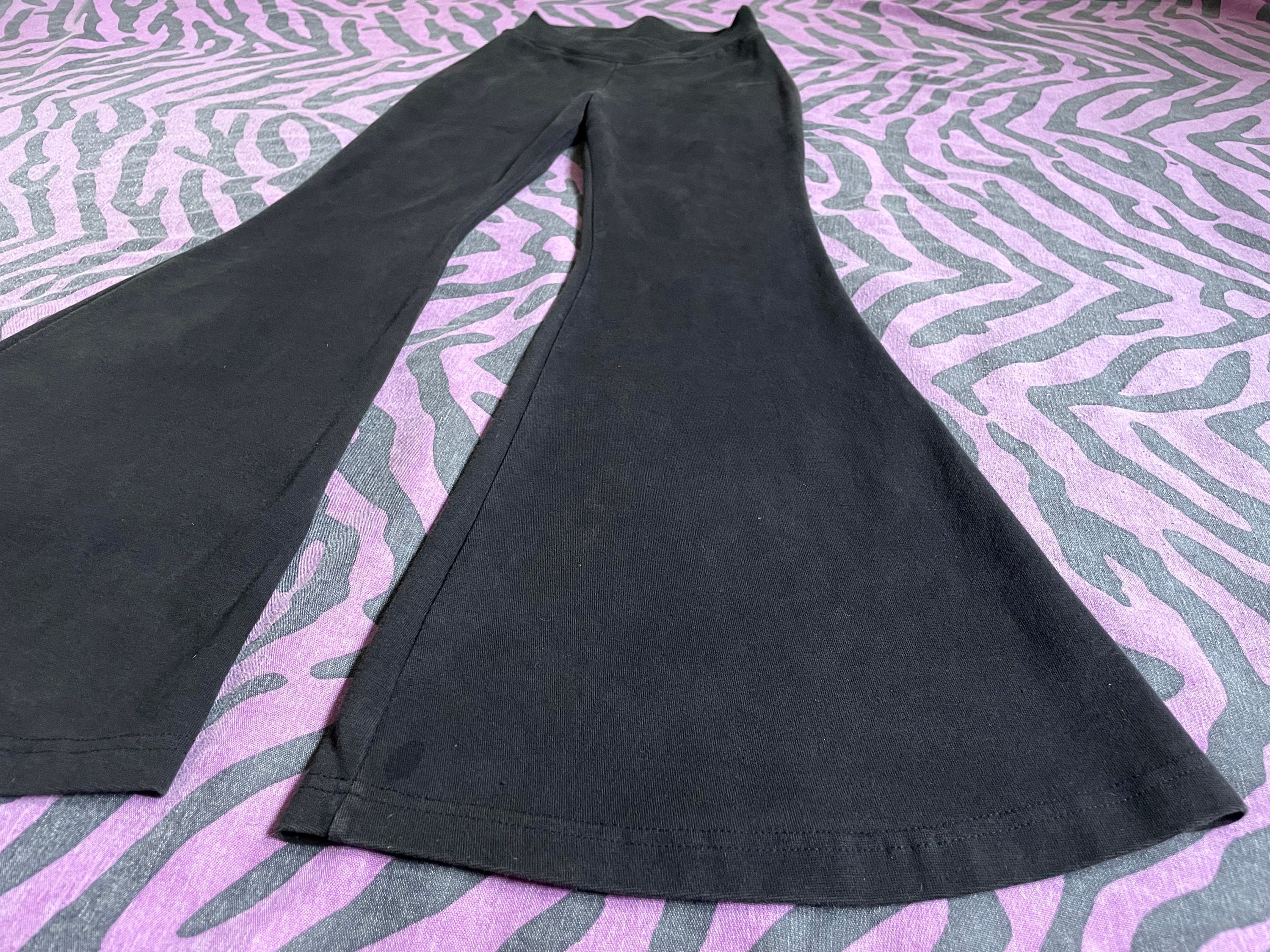 90s Bell Bottom Stretch Flares Cotton Spandex Blend / 1990s Vintage ...