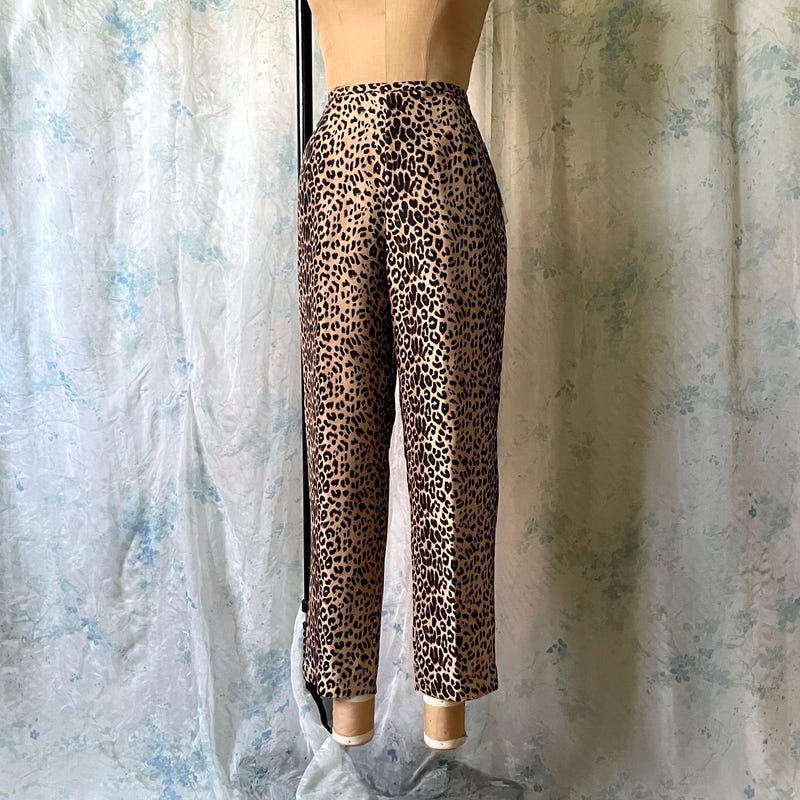 Cheetah Print Pants - Etsy