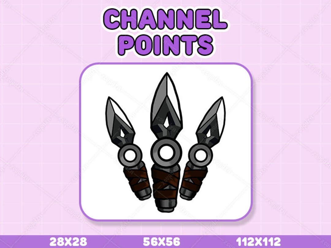 Jett Knives Twitch Channel Points Emotes, Jett Valorant Emotes, Twitch ...