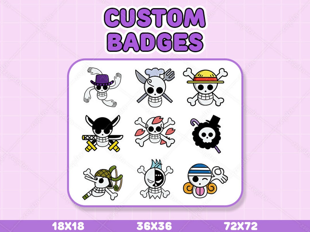 Pirate Sub Badges, Pirate Anime Sub Badges, Sub Badges, Anime , Anime ...