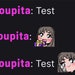 6x E-girl Brunette Fair Skinned Emotes, Emojis, Sub Emotes for Twitch ...
