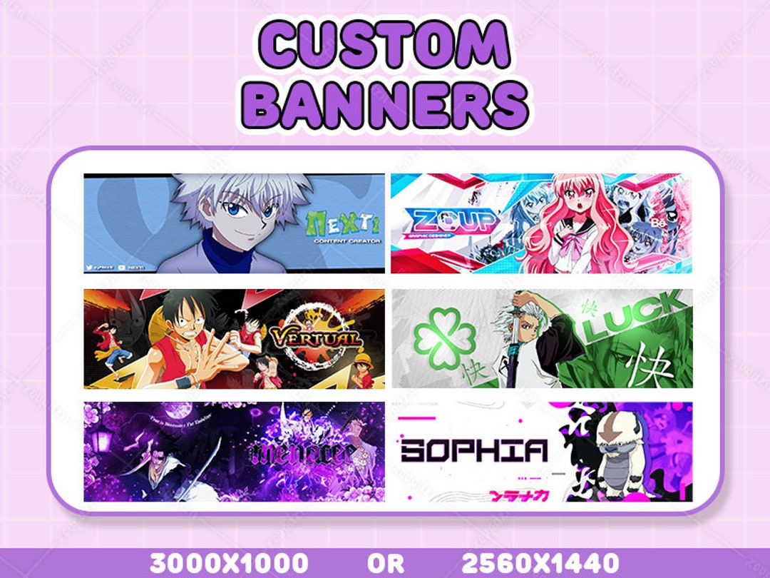 Twitter Banner, Social Media Banner, Youtube Banner, Twitch Banner ...