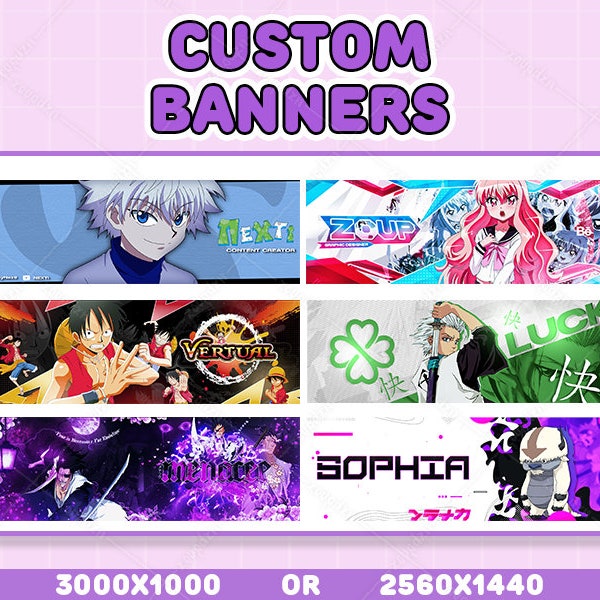Streamer Banner - Etsy