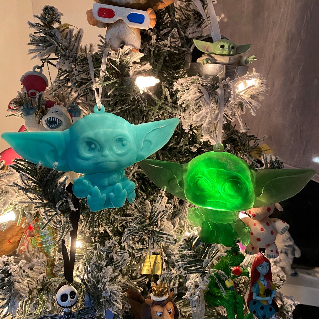 Grogu Baby Yoda Ornament 3D Print Fan Art - Etsy