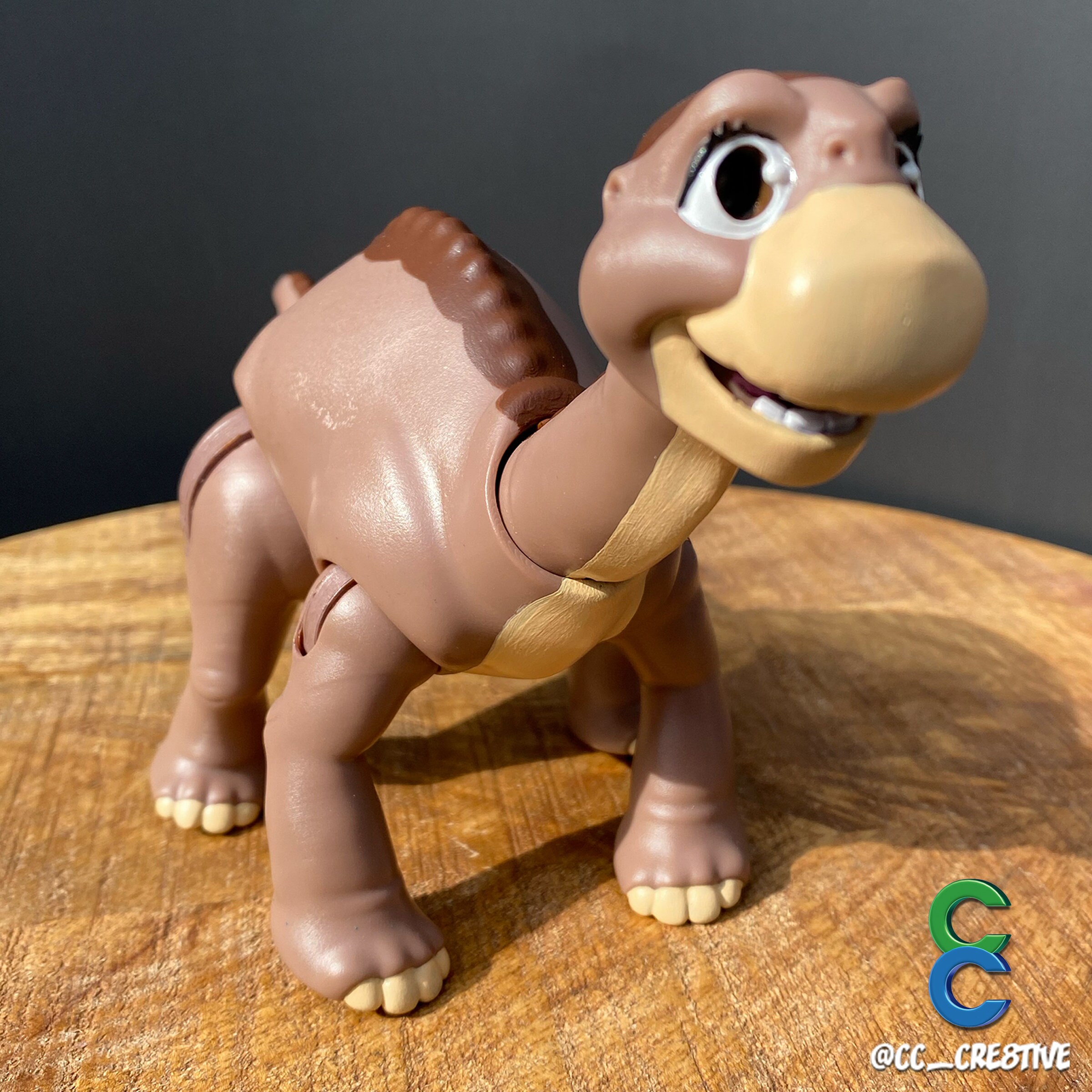Littlefoot Dinosaur Articulated Figure - Hand-painted Land Before Time ...