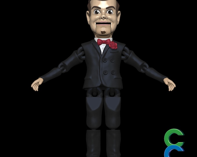 Slappy Flexi Dummy (objs Digital 3D Print Files) Fan Art DIY Goosebumps ...