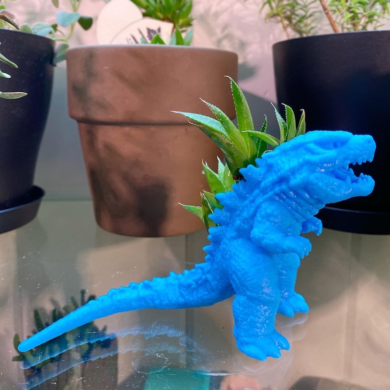 Godzilla Kaiju Monster Planter Collectible Figure - Etsy