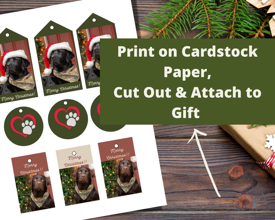 Customized Pet Christmas Gift Tags - Etsy