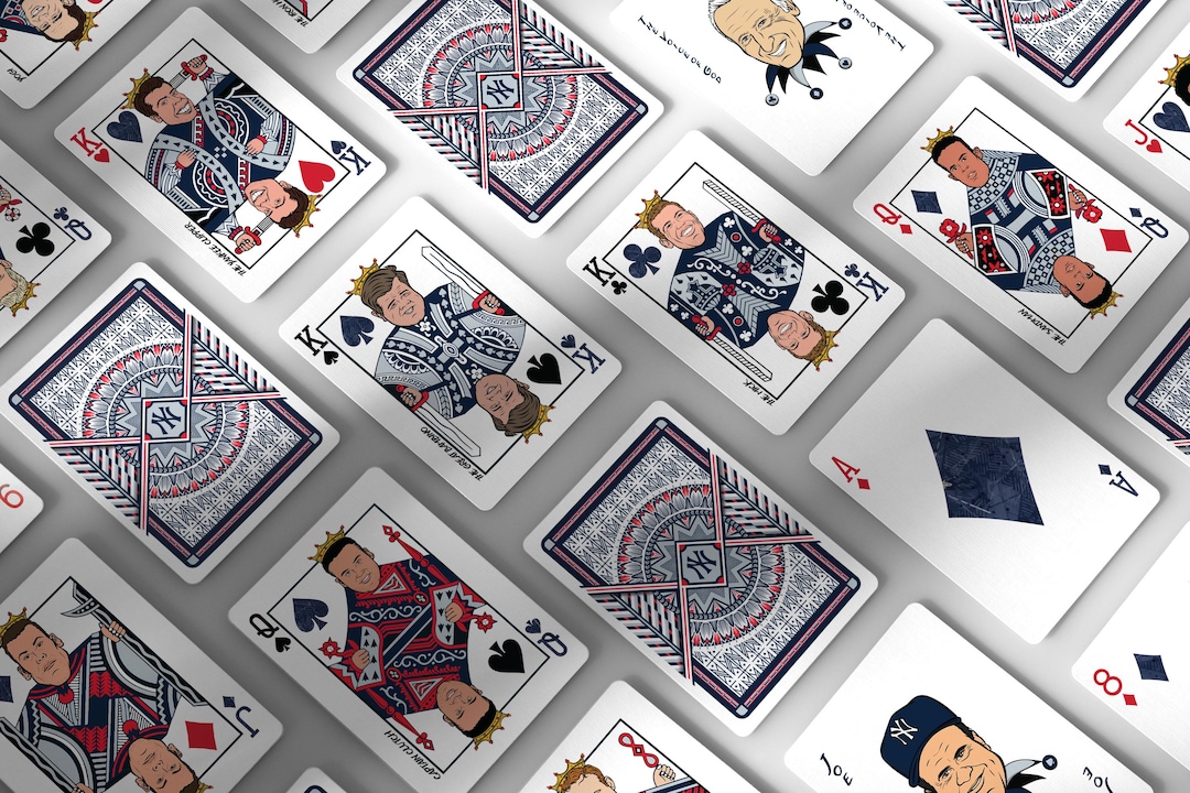 Yankees Playing Cards: Hand-drawn Iconic Players Poker Deck - Etsy